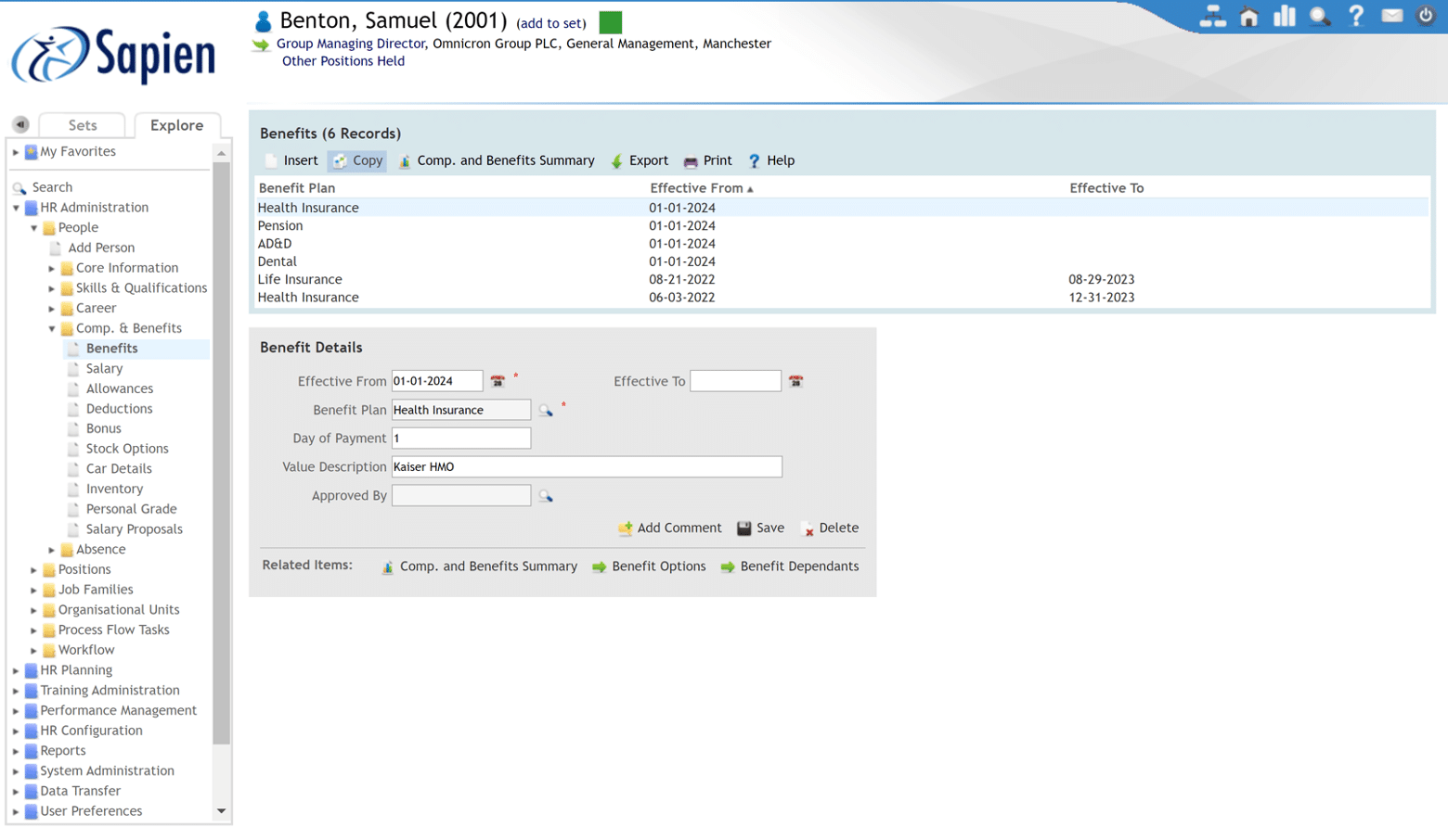 Solution - Sapien Software: Streamlining Global HR Operations